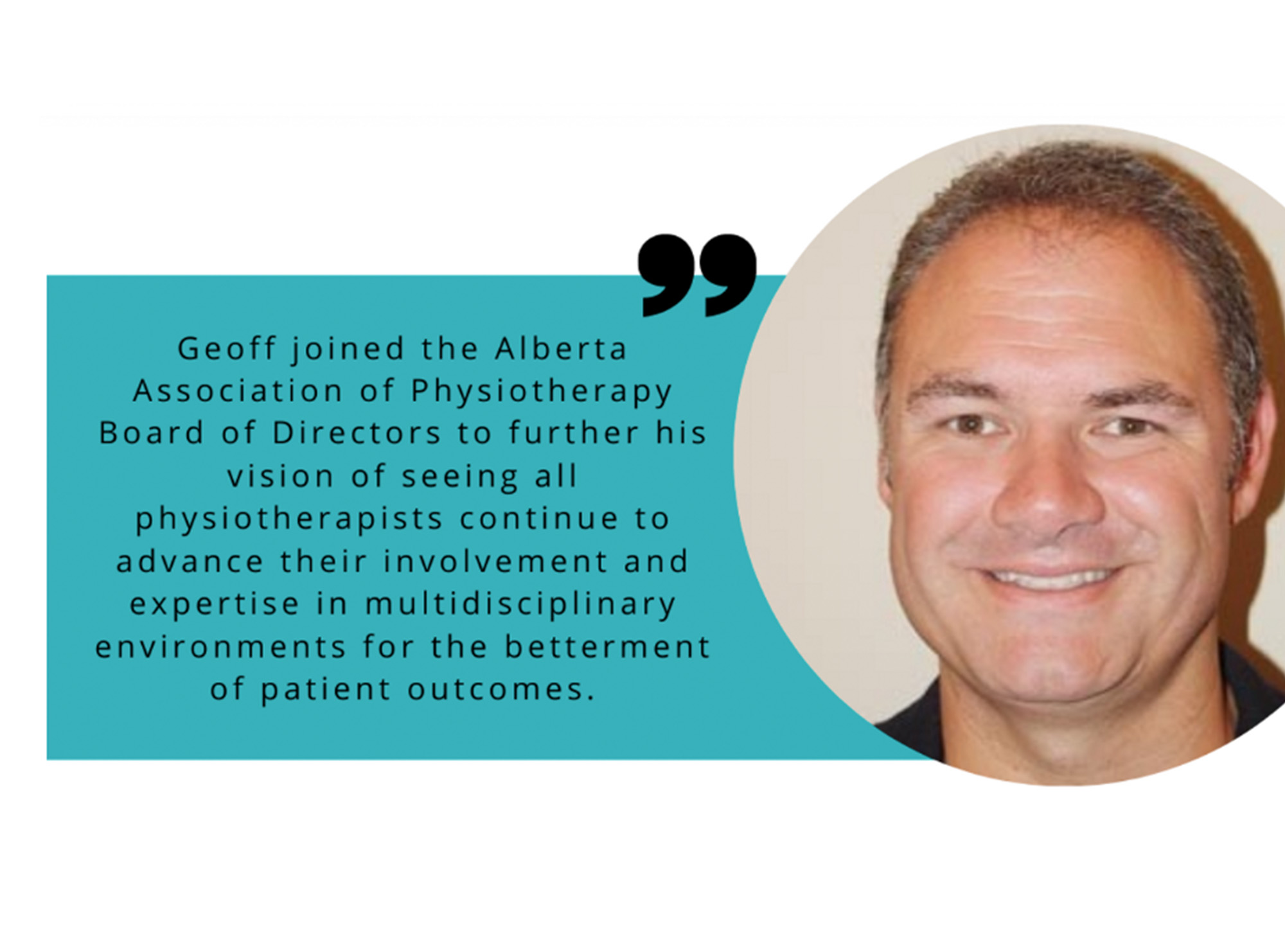 Physio Spotlight: Geoff Schneider - The Alberta Physiotherapy Association